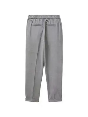 BENETTON Pleated Cropped Trousers