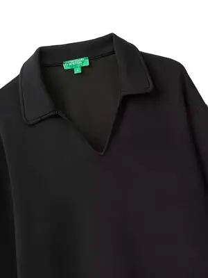 BENETTON V-neck Polo Shirt