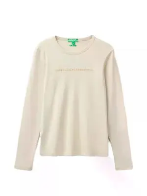 BENETTON Logo Print Long Sleeve T-shirt