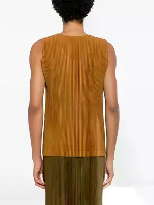 Issey Miyake Pleated Vest Top