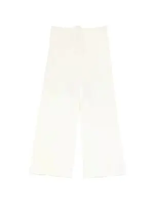 Issey Miyake Off-white Cropped Trousers - Neutrals
