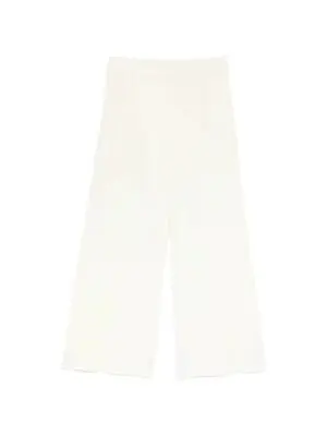 Issey Miyake Off-white Cropped Trousers