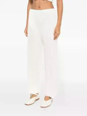 Issey Miyake Off-white Cropped Trousers