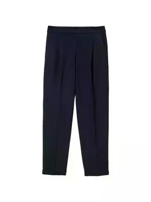BENETTON Pleated Tailored Trousers - Blue