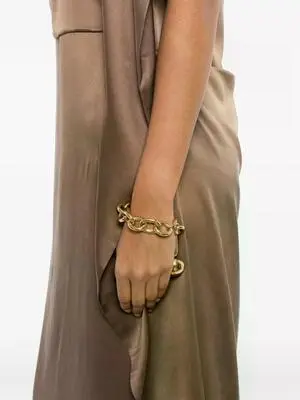 RUOHAN Ikra Draped Midi Dress