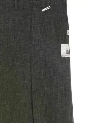 Mihara Yasuhiro Mix Layered Houndstooth Trousers
