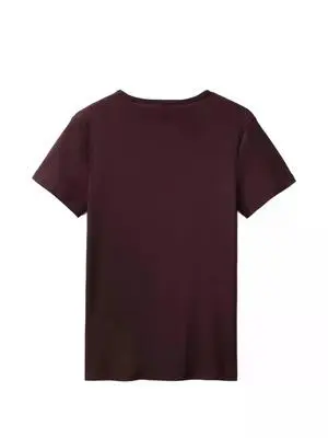 BENETTON Crew-neck Short-sleeve T-shirt - Brown