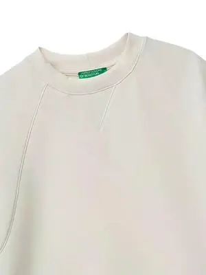 BENETTON Sleeveless Crew-neck Top - White