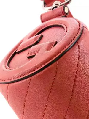 Gucci Blondie Quilted Leather Mini Shoulder Bag - Pink