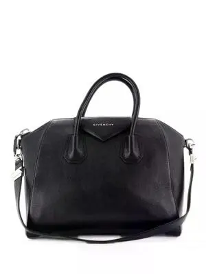 Givenchy Antigona Leather Medium Satchel - Black