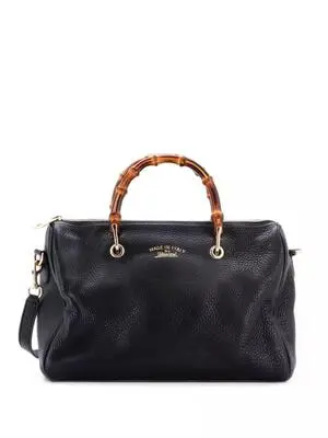 Gucci Bamboo Shopper Leather Satchel