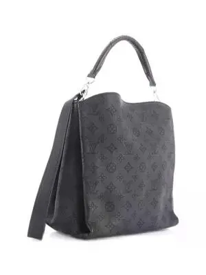 LOUIS VUITTON Mahina Leather Hobo Bag Pm