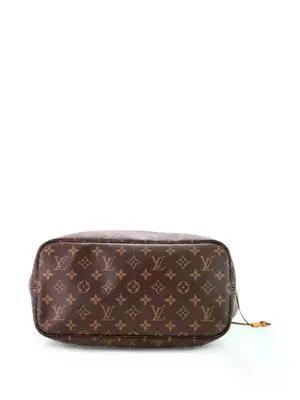 LOUIS VUITTON Neverfull Mm Monogram Canvas Tote Bag - Brown