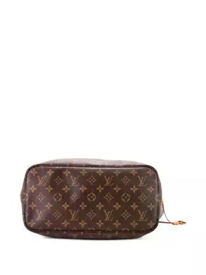LOUIS VUITTON Neverfull Mm Monogram Canvas Tote Bag - Brown