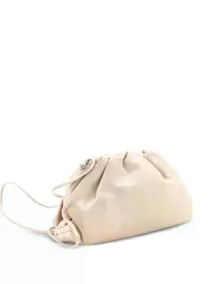 Bottega Veneta The Pouch Leather Mini Crossbody Bag - Neutrals