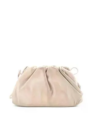 Bottega Veneta The Pouch Leather Mini Crossbody Bag - Neutrals