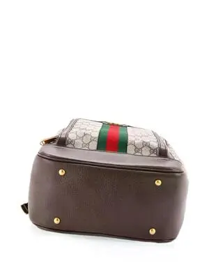 Gucci Ophidia Gg Coated Canvas Medium Backpack