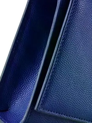 Saint Laurent Monogram Grainy Leather Small Crossbody Bag