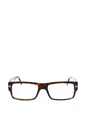 TOM FORD Rectangle-frame Glasses - Brown