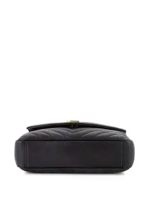 Saint Laurent Classic Monogram College Bag Matelasse Chevron Leather Medium Crossbody Bag