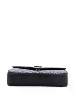 Saint Laurent Classic Monogram Envelope Satchel Mixed Matelasse Leather Medium Shoulder Bag
