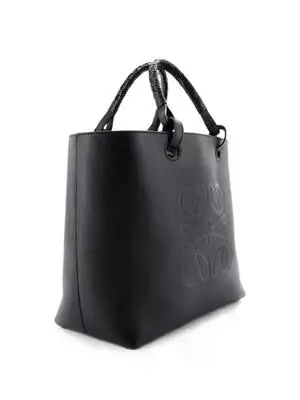 Loewe Anagram Tote Leather Shoulder Bag