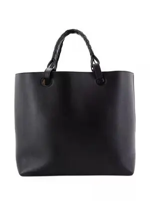 Loewe Anagram Tote Leather Small Shoulder Bag - Black