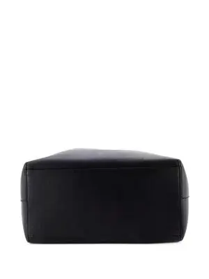 Loewe Anagram Tote Leather Small Shoulder Bag - Black