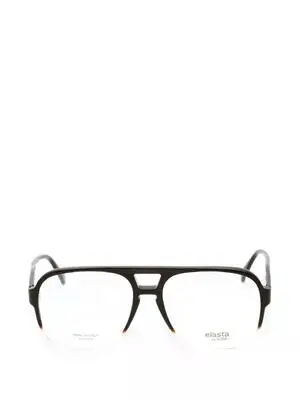 ELASTA Pilot Frame Eyeglasses - Brown