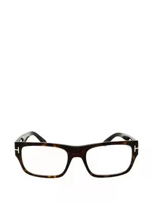 TOM FORD Rectangle-frame Glasses - Brown