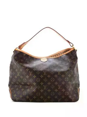 LOUIS VUITTON Monogram Canvas Mm Hobo Bag - Brown