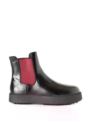 BENETTON Crinkled Effect Chelsea Boots