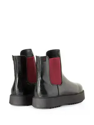 BENETTON Crinkled Effect Chelsea Boots