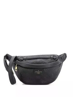 LOUIS VUITTON Bum Bag Monogram Empreinte Leather Belt Bag - Black