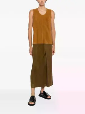 Issey Miyake Plissé-effect Skirt