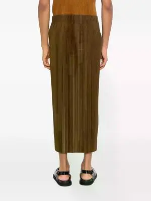 Issey Miyake Plissé-effect Skirt