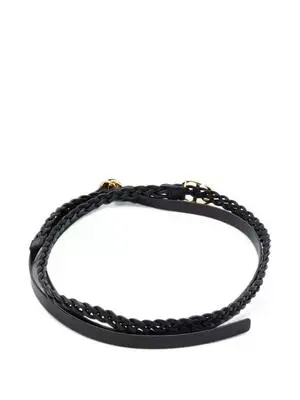 Dior Diordouble Braided Leather Belt