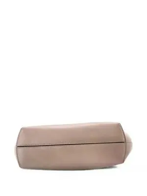Fendi First Bag Leather Small Clutch Bag - Grey