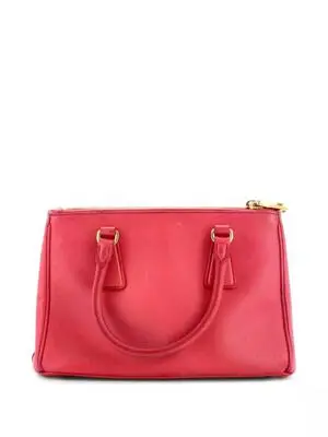 Prada Saffiano Leather Mini Satchel - Pink