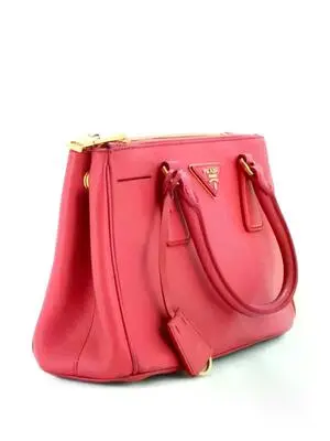 Prada Saffiano Leather Mini Satchel - Pink