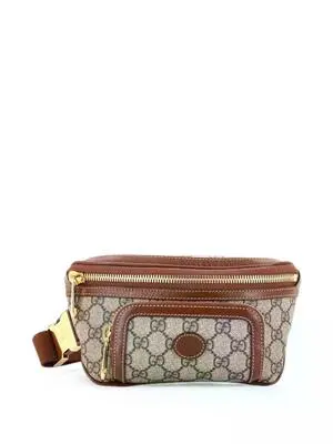 Gucci Interlocking G Patch Gg Coated Canvas Large Belt Bag