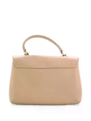 Celine Nino Top Handle Bag Leather Medium Satchel - Neutrals