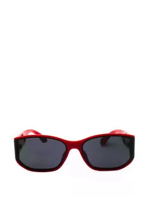 Guess Logo-detail Sunglasses - Red