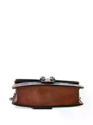 Gucci Dionysus Bag Gg Denim Super Mini Crossbody Bag