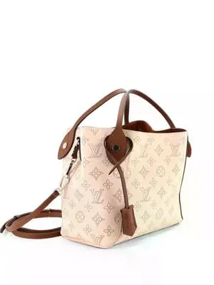 LOUIS VUITTON Hina Handbag Mahina Leather Pm Shoulder Bag - Neutrals