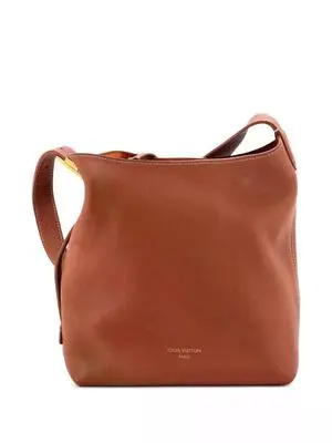LOUIS VUITTON Calfskin Pm Hobo Bag - Brown