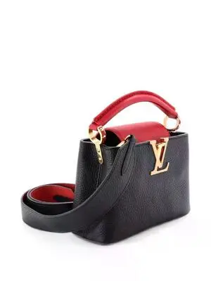 LOUIS VUITTON Capucines Bag Leather Mini Satchel