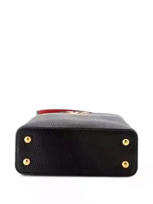 LOUIS VUITTON Capucines Bag Leather Mini Satchel