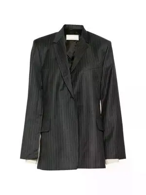 LITKOVSKA Pinstripe-pattern Single-breasted Jacket - Black