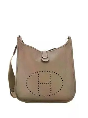 Hermès Evelyne Bag Gen Iii Clemence Gm - Grey